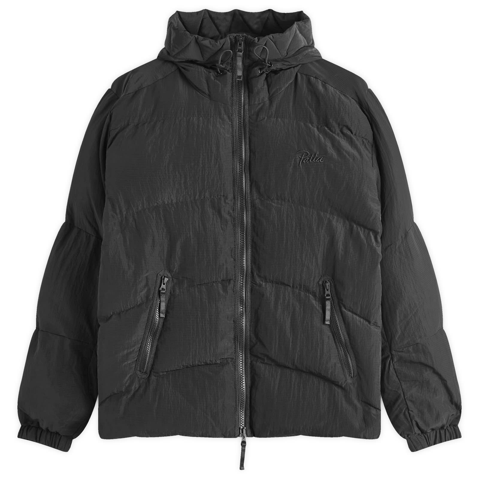Patta Ripstop Puffer Jacket Black | END. (GB)