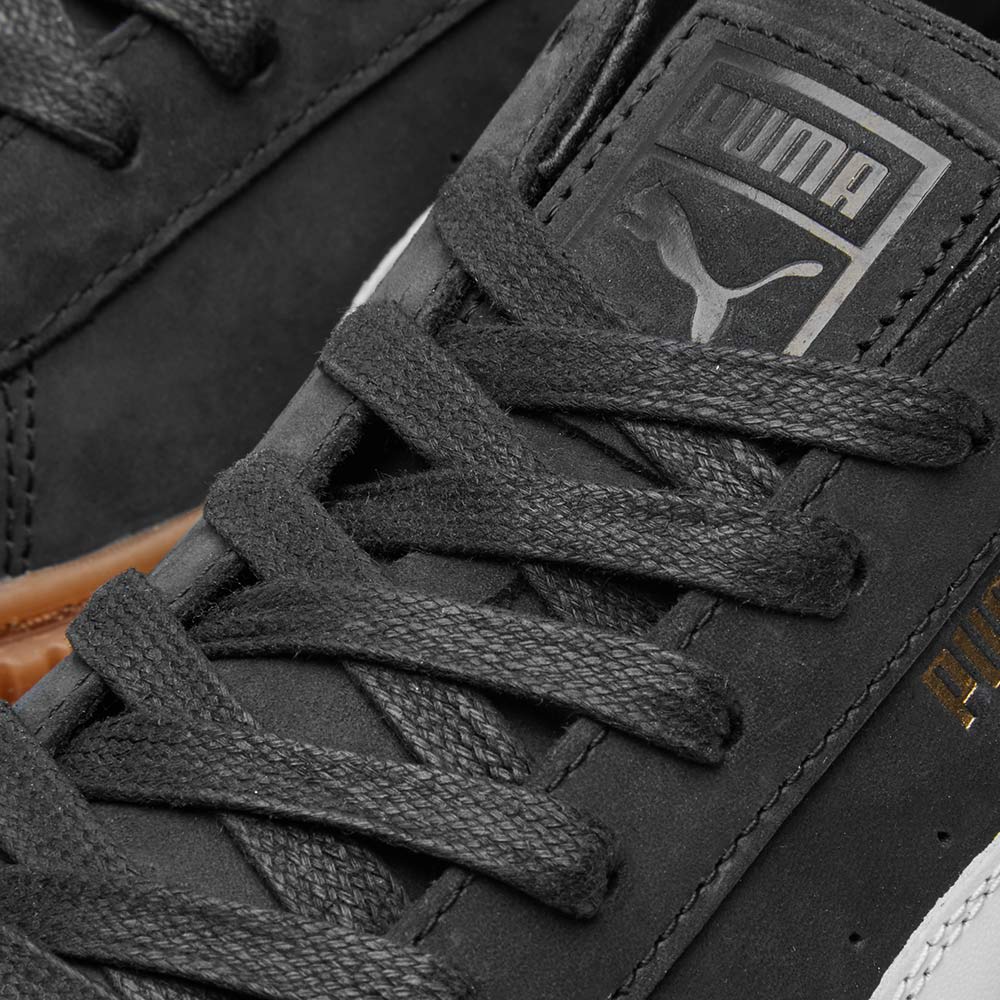 Puma Basket Platform W Puma Black, Puma White & Gum | END.