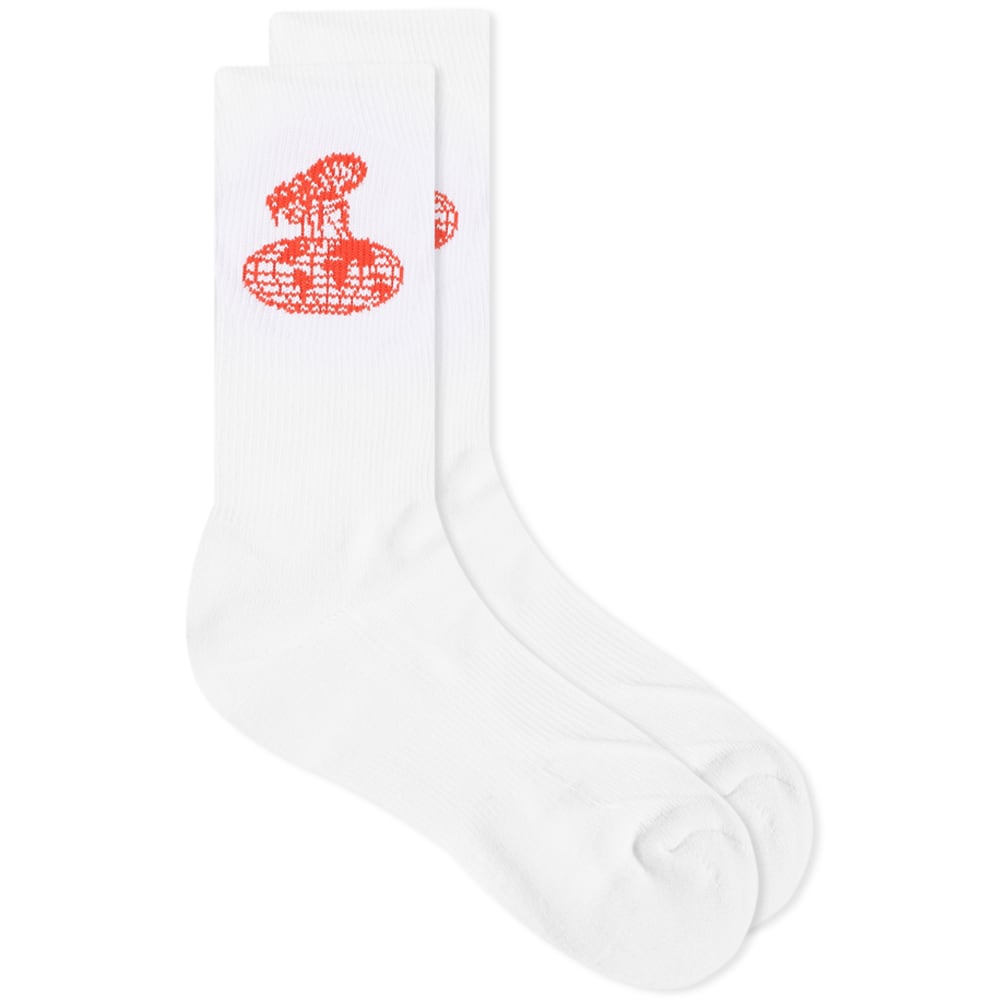 Fucking Awesome Flea Sock White | END.