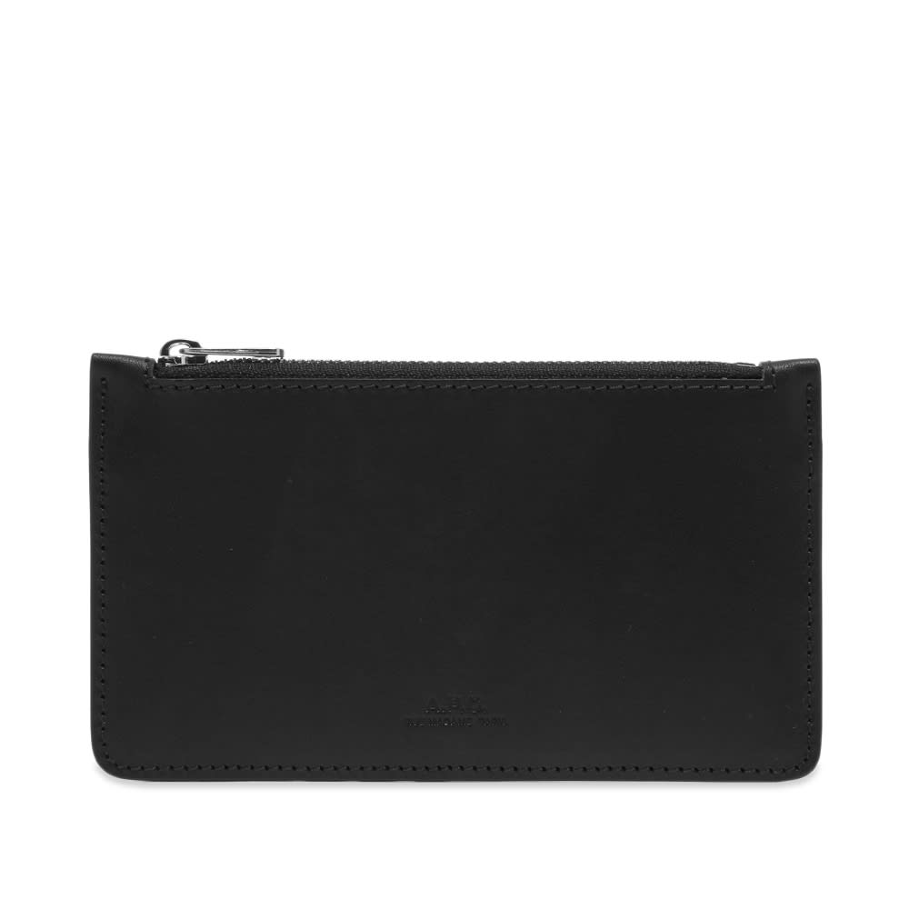 A.P.C. Walter Zip Card Wallet Black | END. (SG)