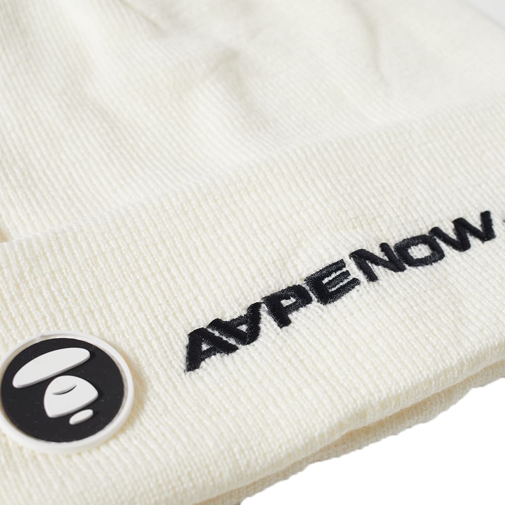 AAPE Logo Beanie Ivory | END. (KR)