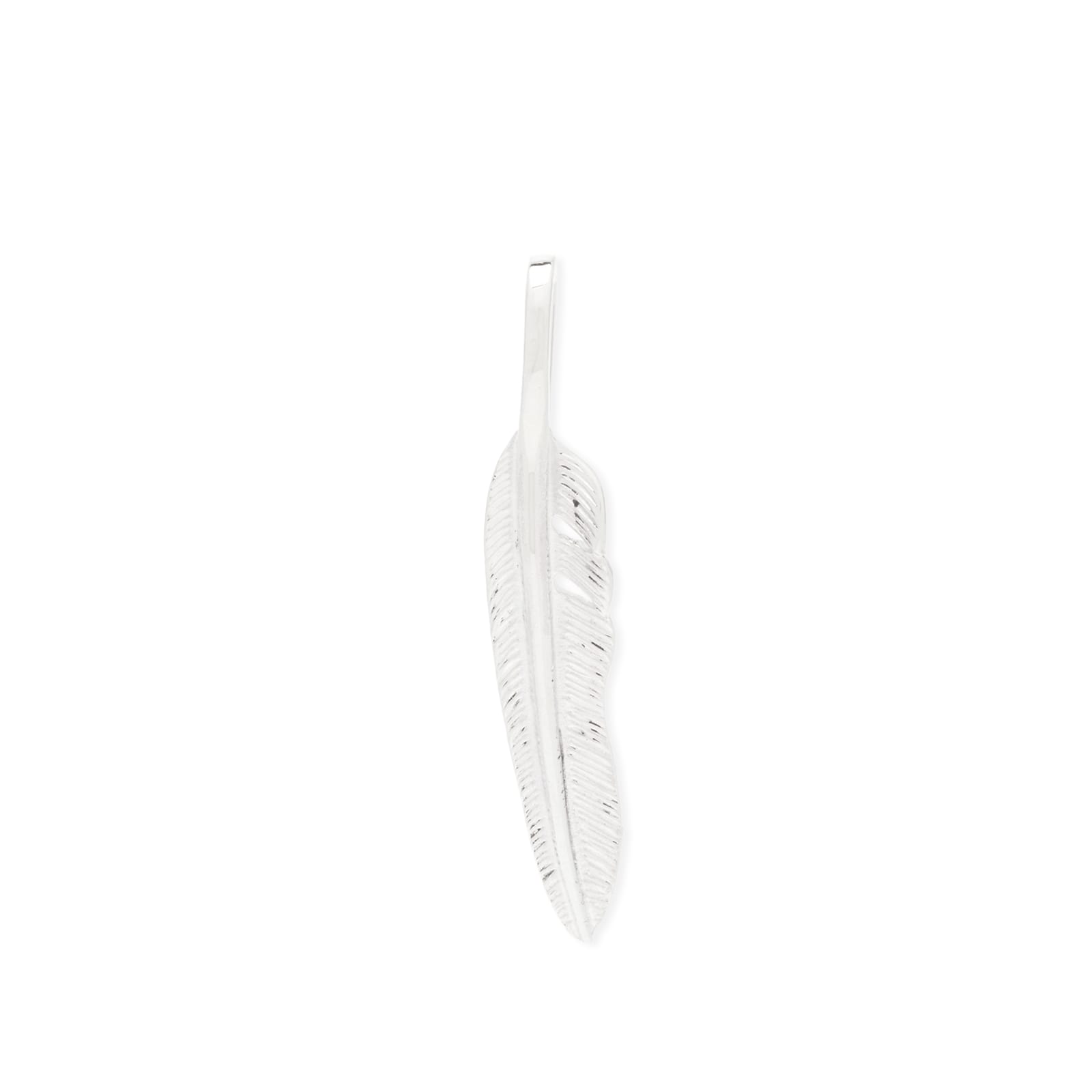 First Arrows Kazekiri Feather Silver Small Pendant Silver | END. (US)