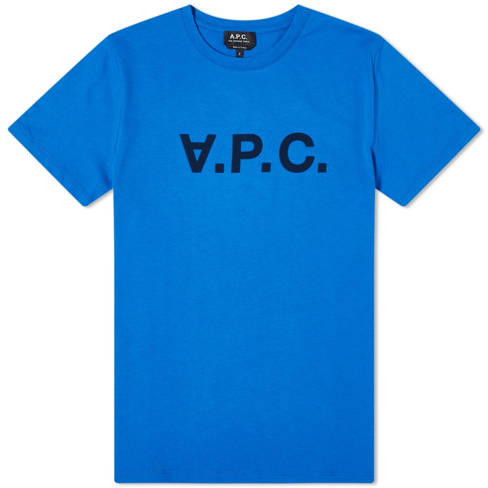 A.P.C. VPC Logo T-Shirt Royal Blue | END.