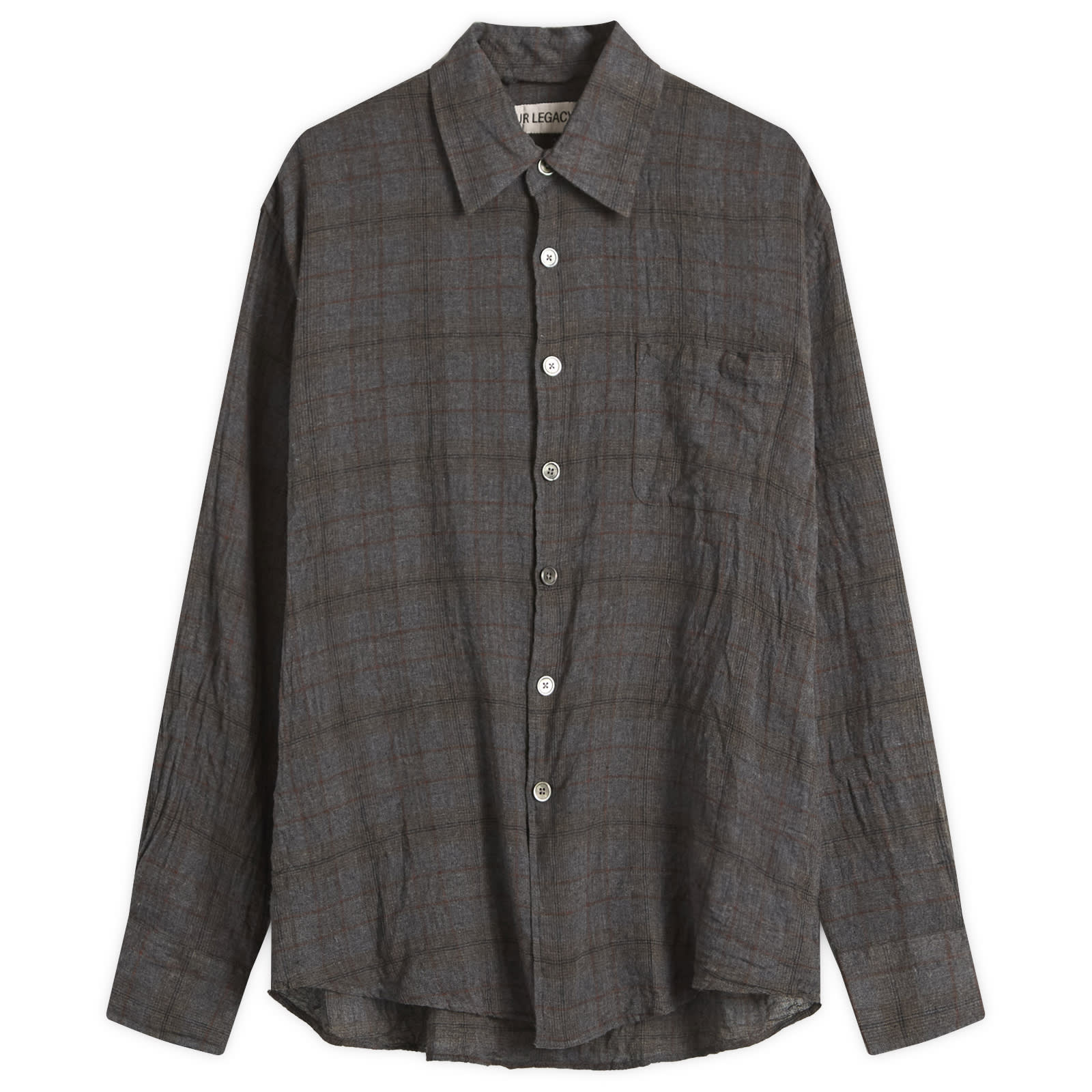 Our Legacy Above Shirt Bazaar Check Breeze Weave | END. (US)