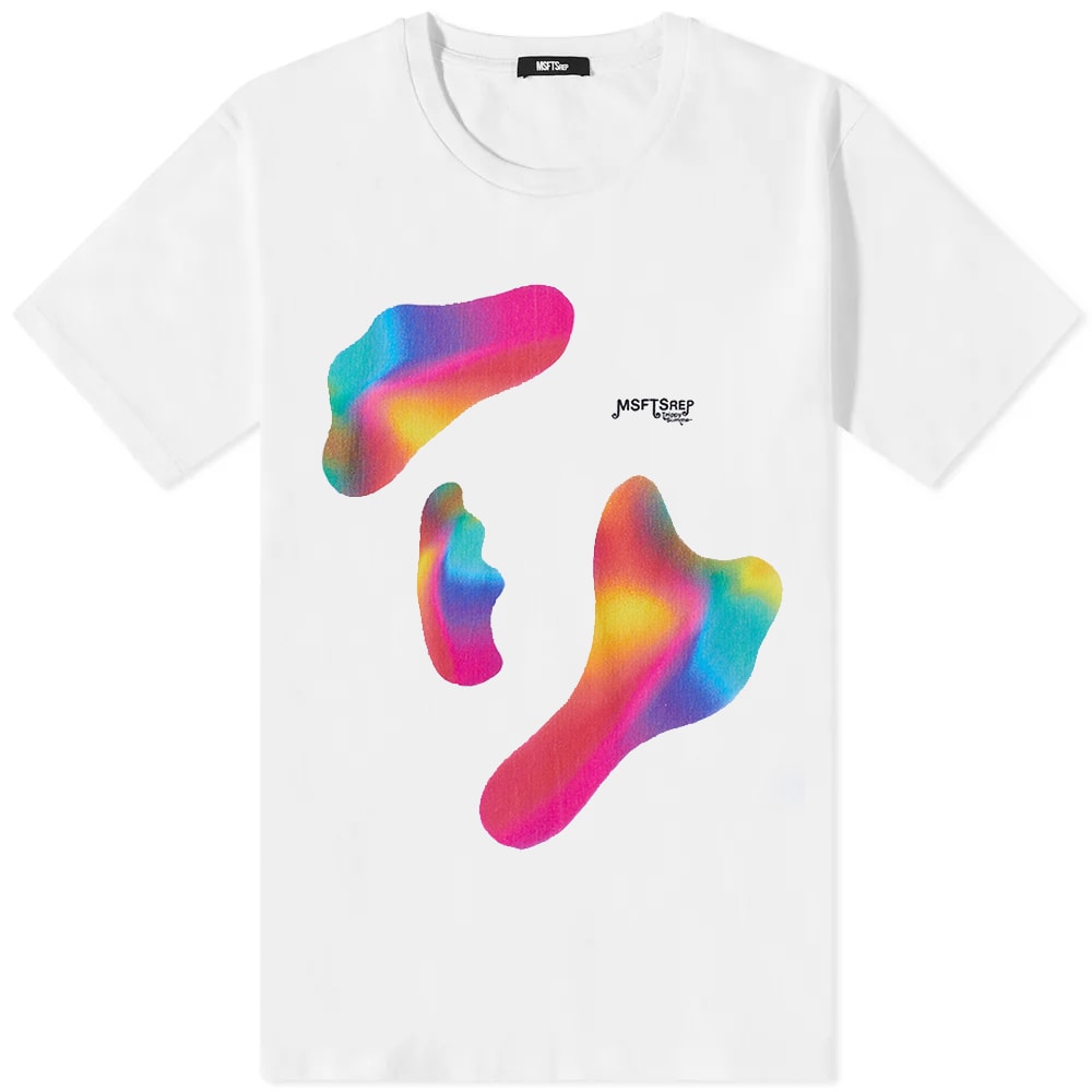 MSFTSrep Abstract Print T-Shirt White | END.