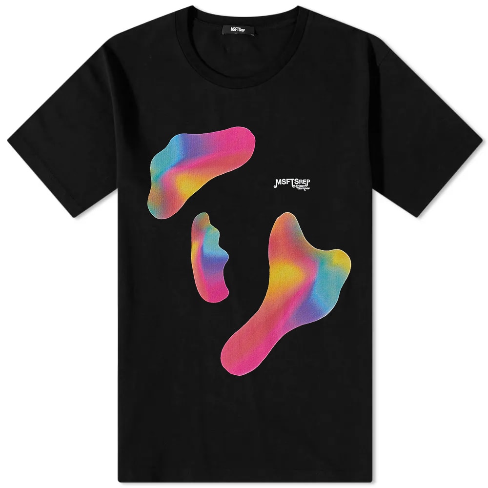 MSFTSrep Abstract Print T-Shirt Black | END. (UK)