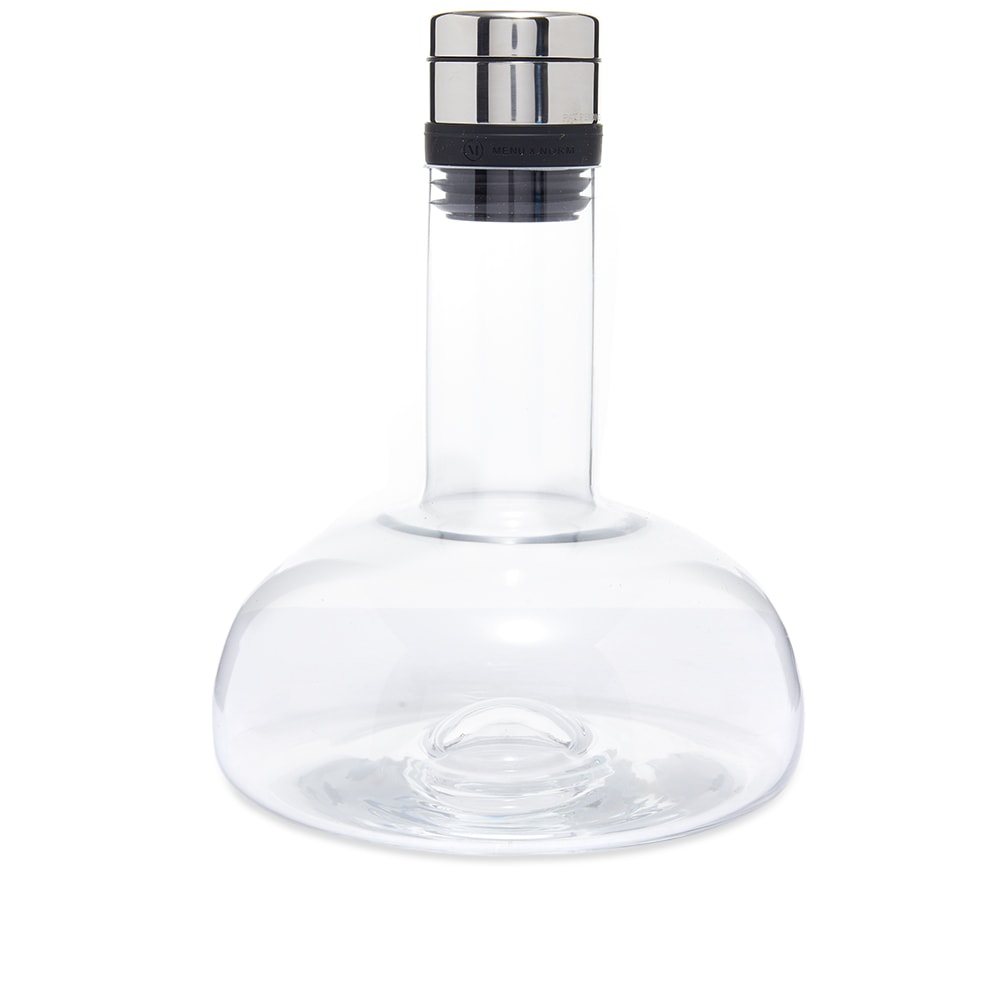 Menu Wine Breather Carafe Clear & Steel | END.