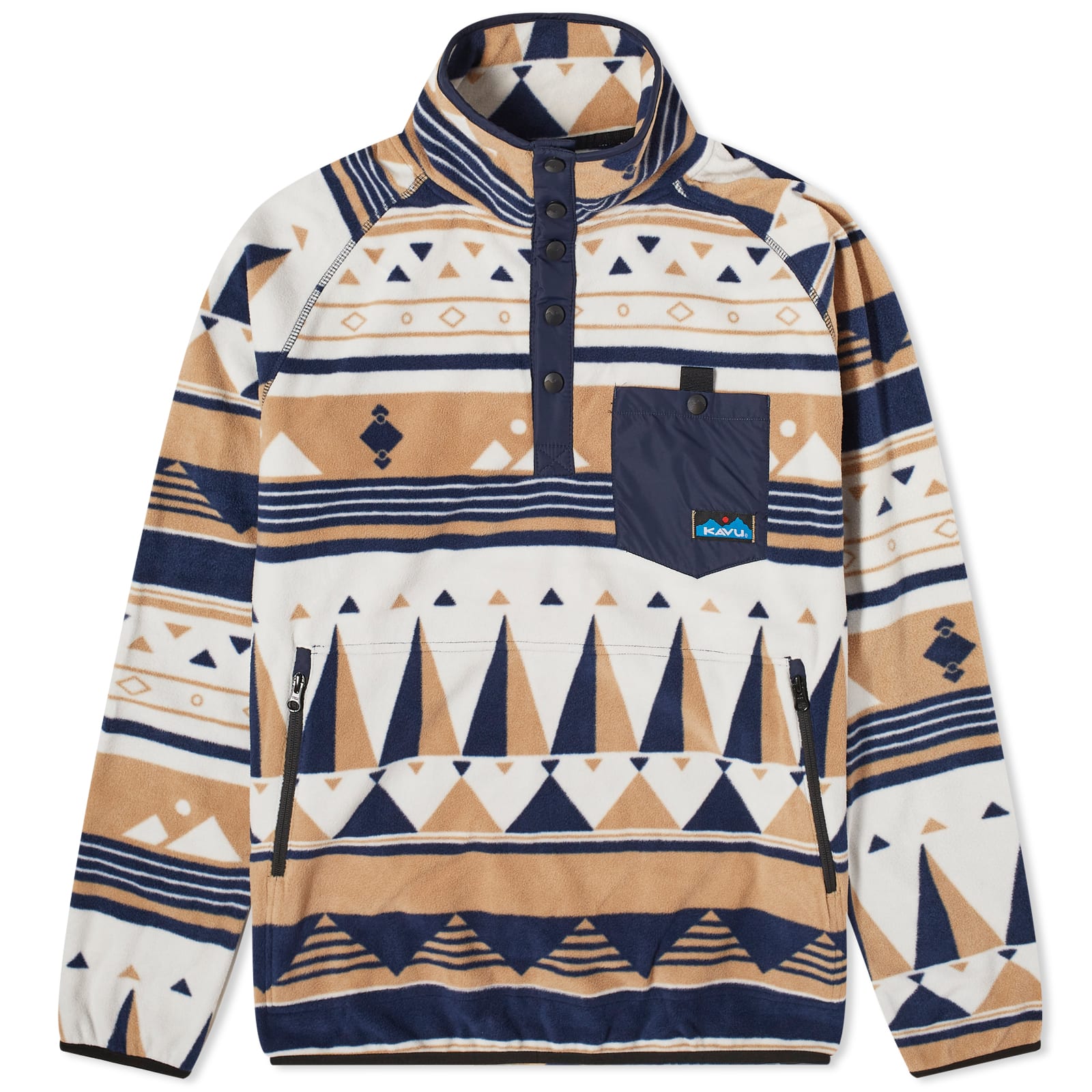 KAVU Teannaway Half Snap Fleece Peaks Line | END. (US)