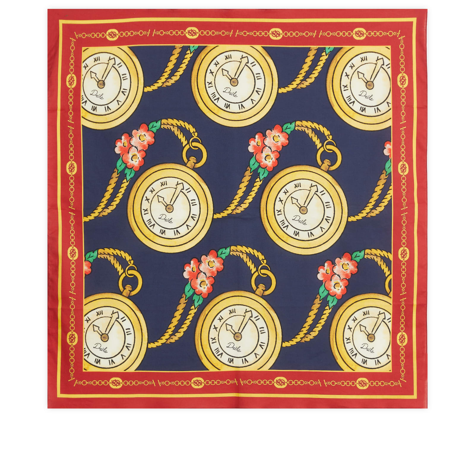 Drôle de Monsieur Clock Neck Tie Navy | END. (KR)