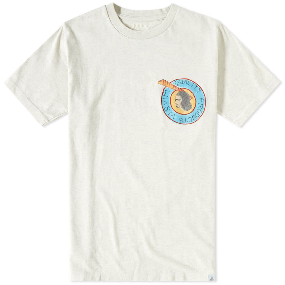 Visvim Sketch Vintage Q.P Tee Grey | END. (US)
