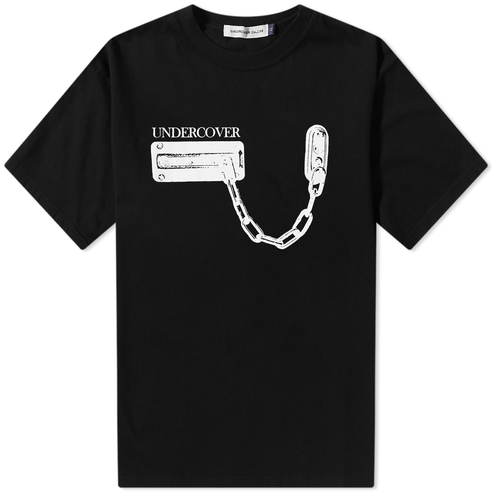 Undercover Logo Door Chain Tee Black | END. (US)