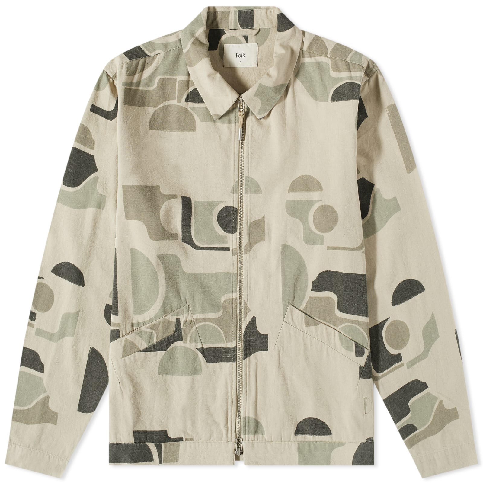 Folk Signal Blouson Jacket Stone | END. (US)
