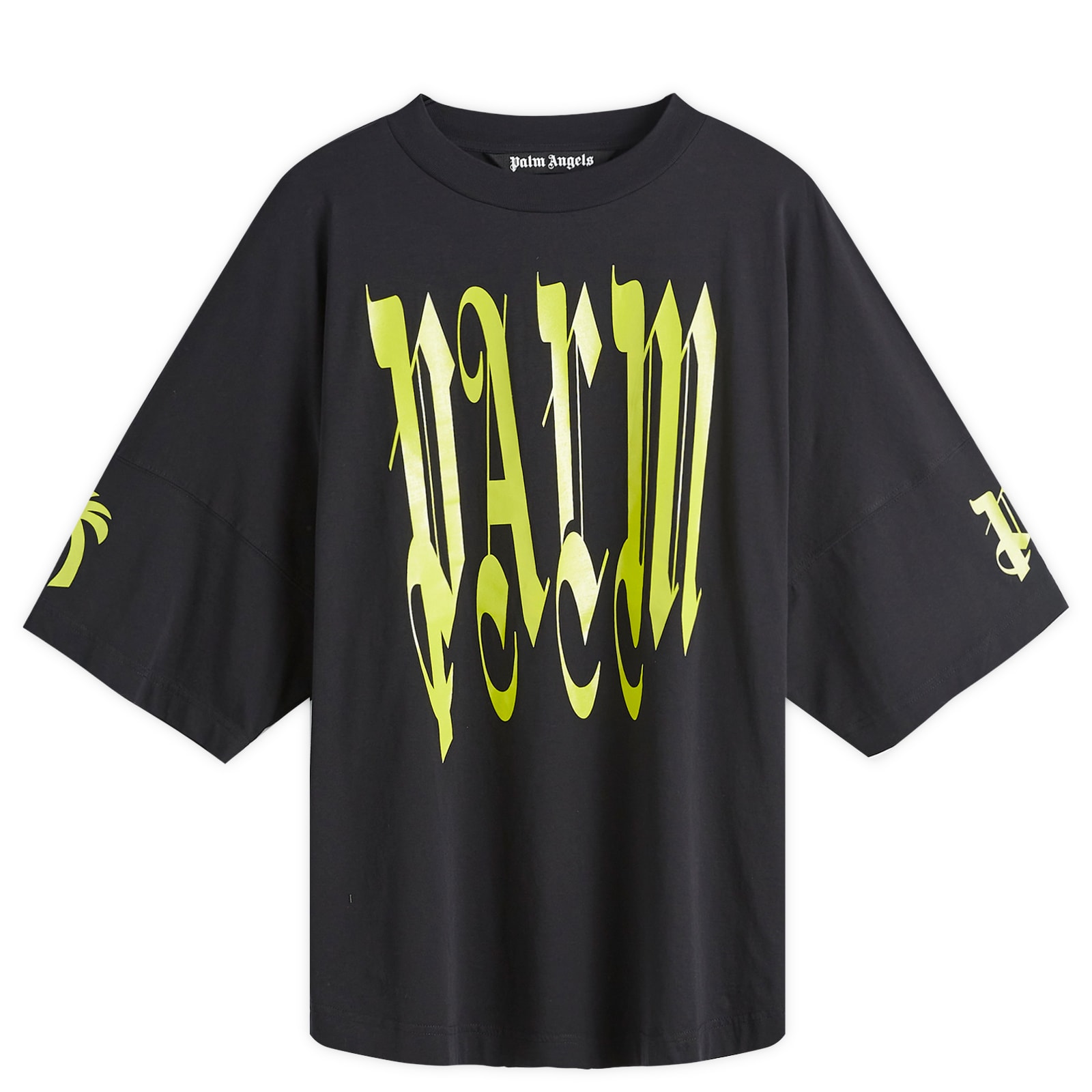 Palm Angels Gothic Palm T-Shirt Black | END. (US)