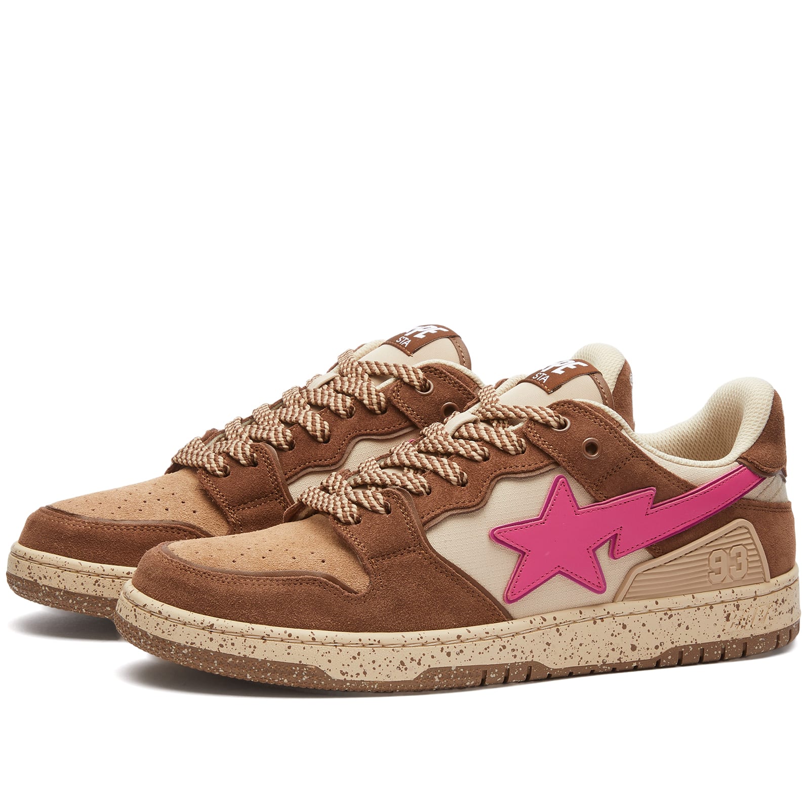 A Bathing Ape Bape Sk8 Sta #6 Sneaker Brown | END.