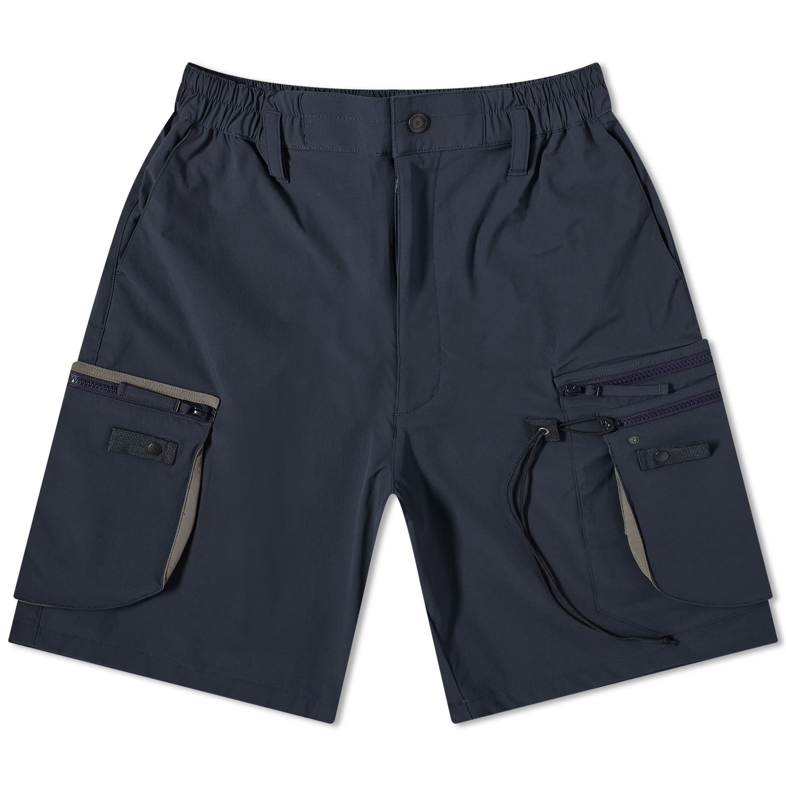 GOOPiMADE x master-piece MGear-S1 4D Drawstring-Bag Shorts Marine | END ...