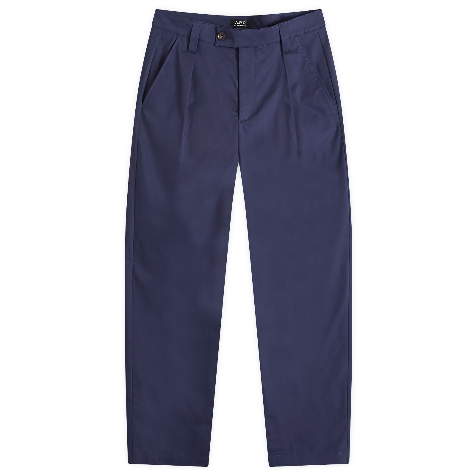 A.P.C. Renato Pleated Chino Dark Navy | END. (US)