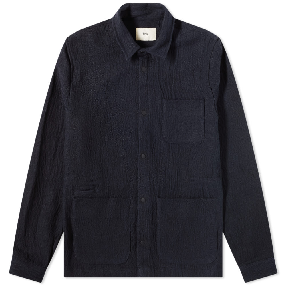 Folk Assembly Jacket Navy Texture | END. (US)