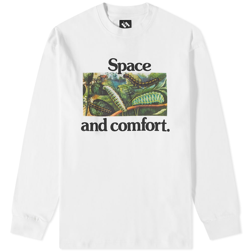 The Trilogy Tapes Long Sleeve Space & Comfort T-Shirt White | END. (US)