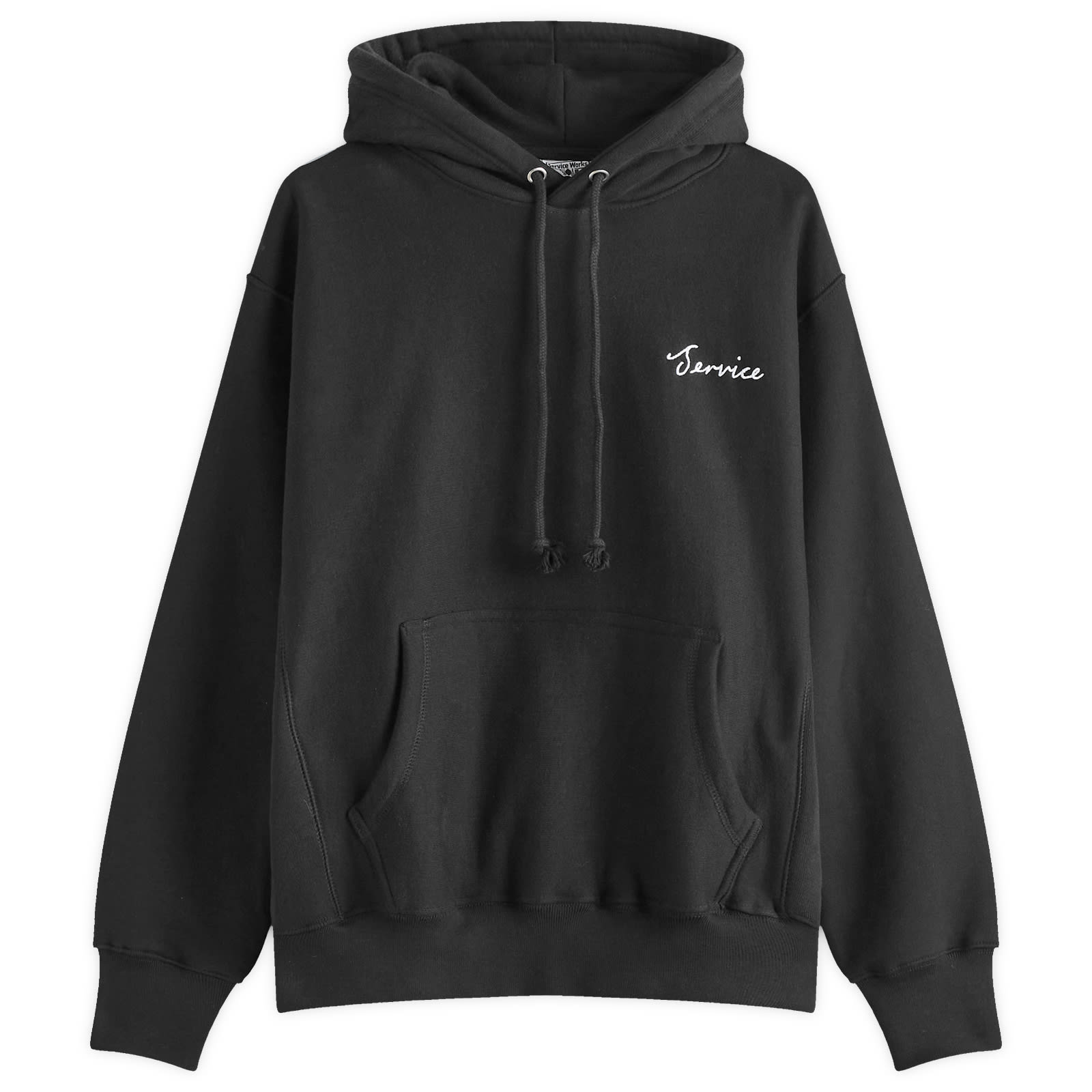 Service Works Script Logo Hoodie Black | END. (US)