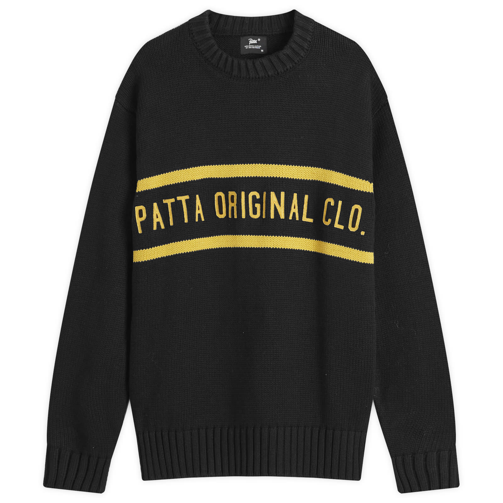 Patta Original Clothing Knitted Jumper Black | END. (GB)