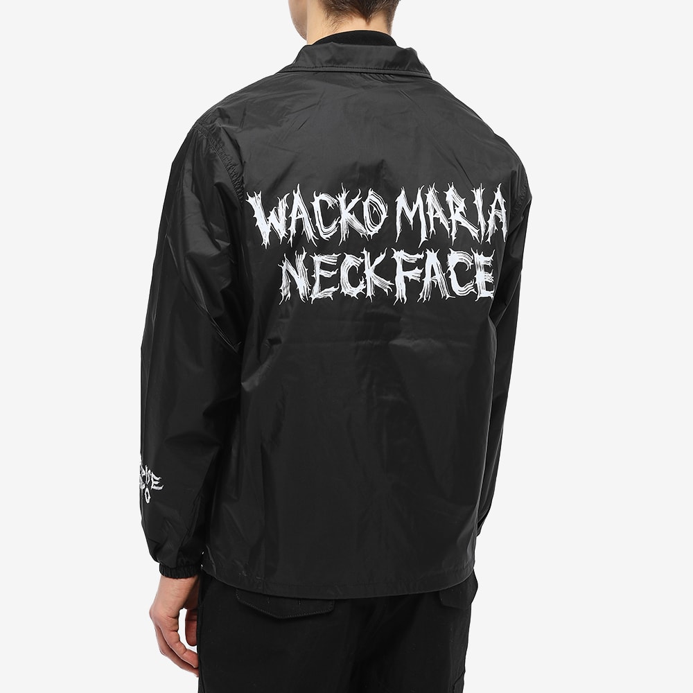Wacko Maria Neck Face Anniversary Coach Jacket Black | END. (TW)