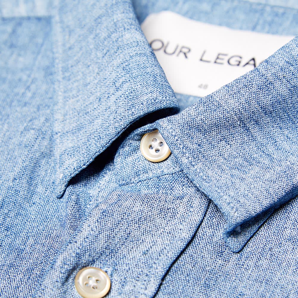 Our Legacy Generation Shirt Coated White Chambray | END. (GB)