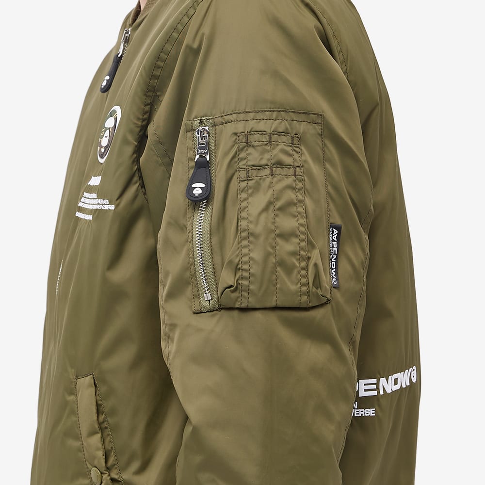 AAPE AAPE Padded MA-1 Jacket Khaki | END. (KR)