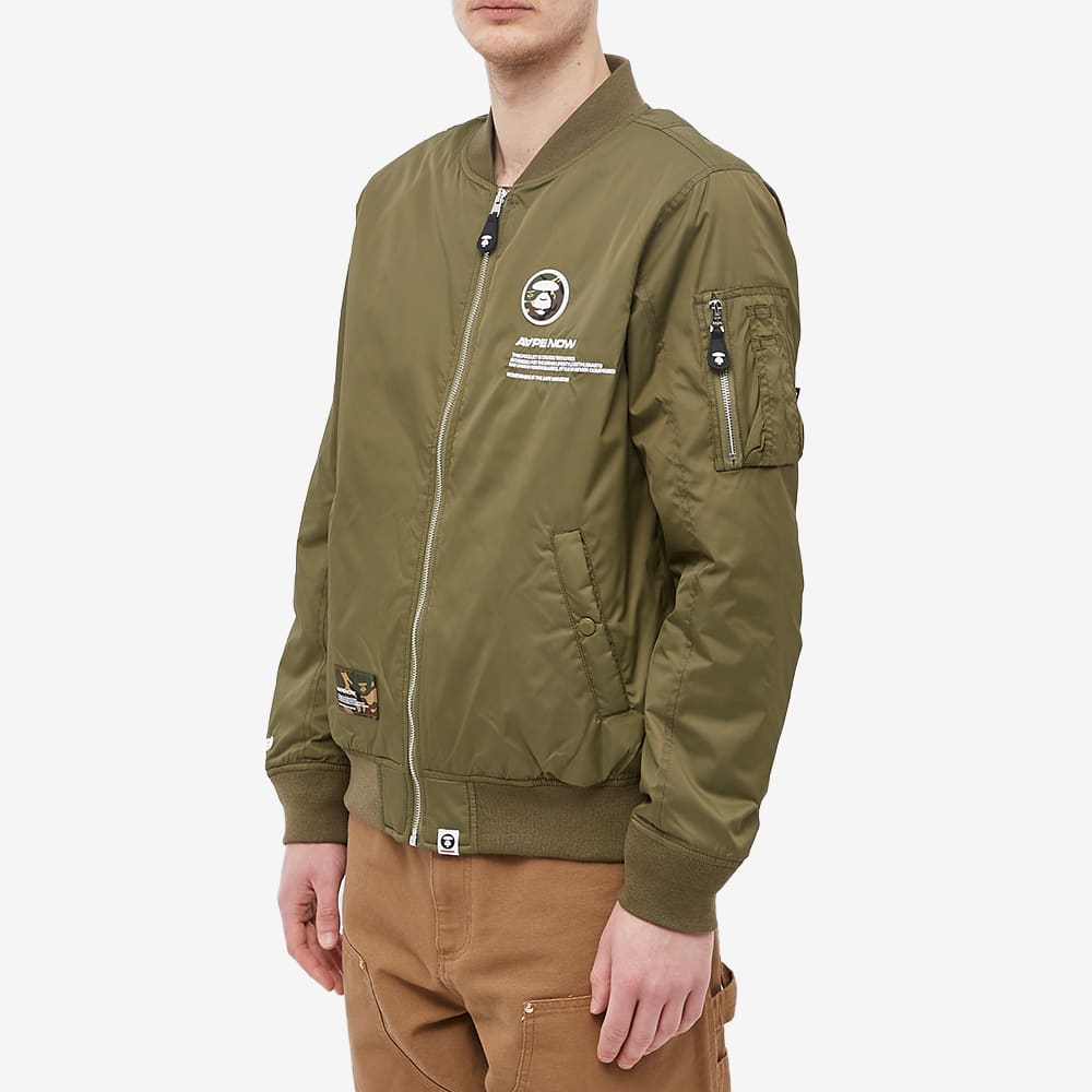 AAPE AAPE Padded MA-1 Jacket Khaki | END. (KR)