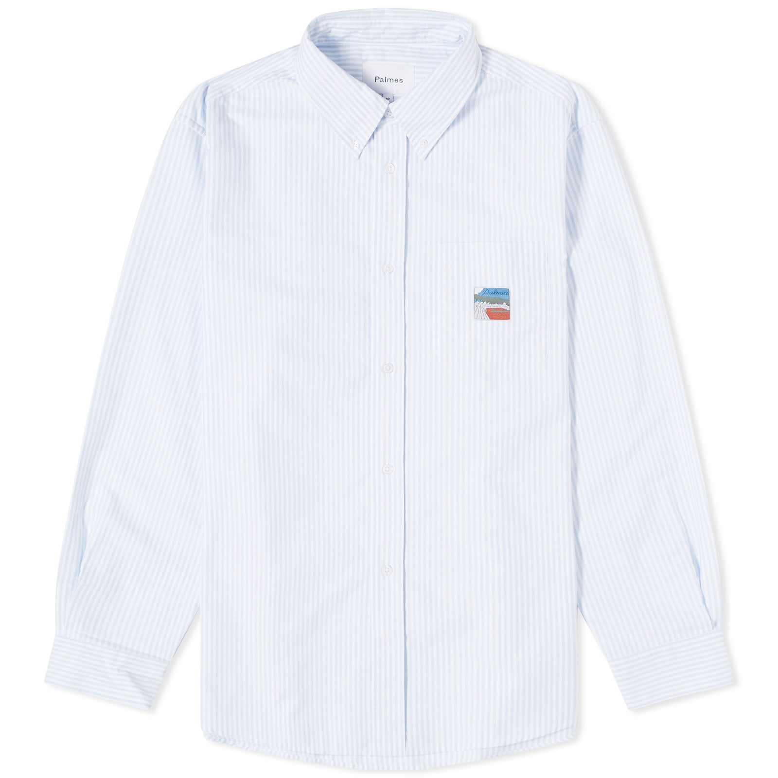 Palmes Deuce Oxford Shirt Blue Stripe | END. (US)