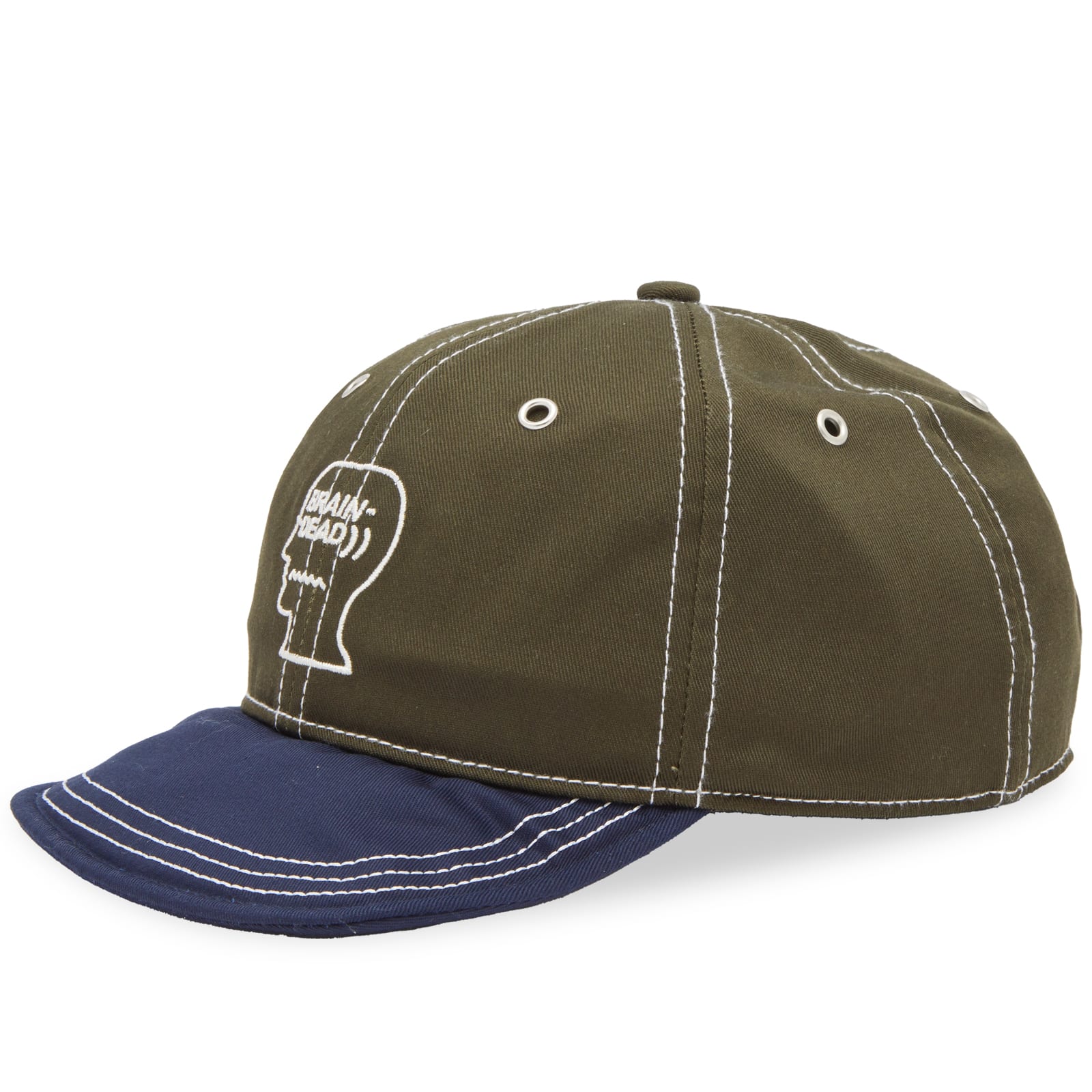 Brain Dead Wire Brim 6 Panel Cap Green | END. (GB)