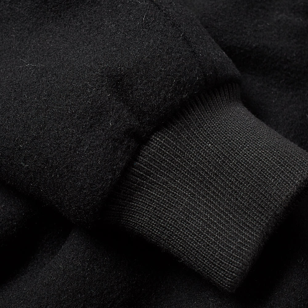 MKI Black Wool Raglan Varsity Jacket Black | END. (US)