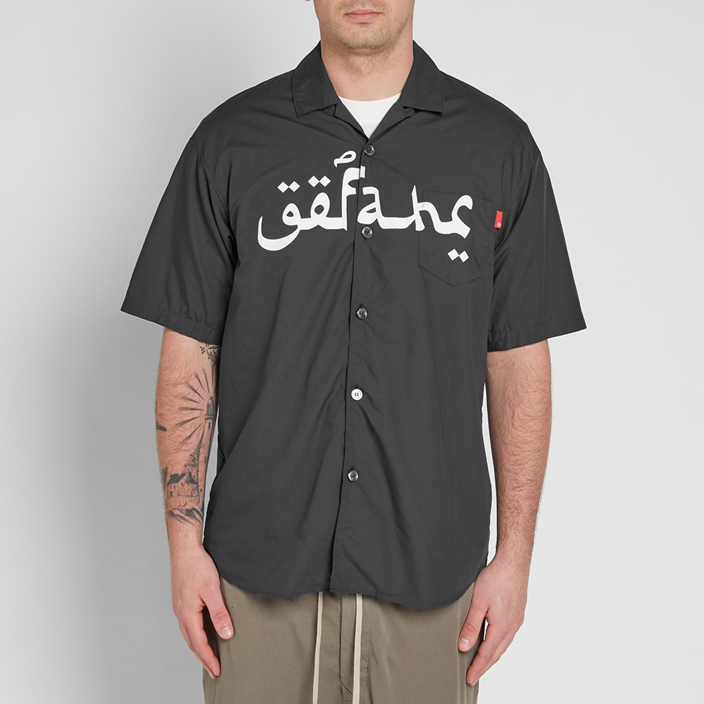 Undercover Arabic Print Vacation Shirt Black END UK undercover-arabic-print-vacation-shirt-black-end-uk