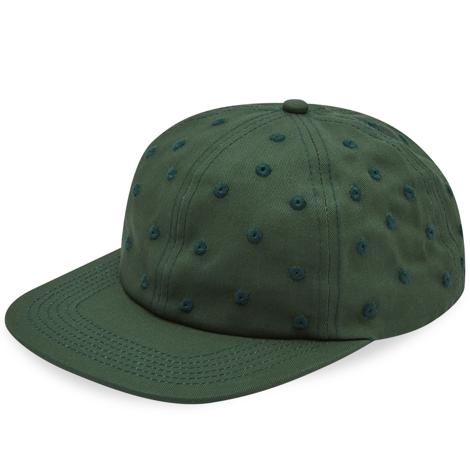 Pleasures Eyelet Snapback Cap Green | END. (GB)