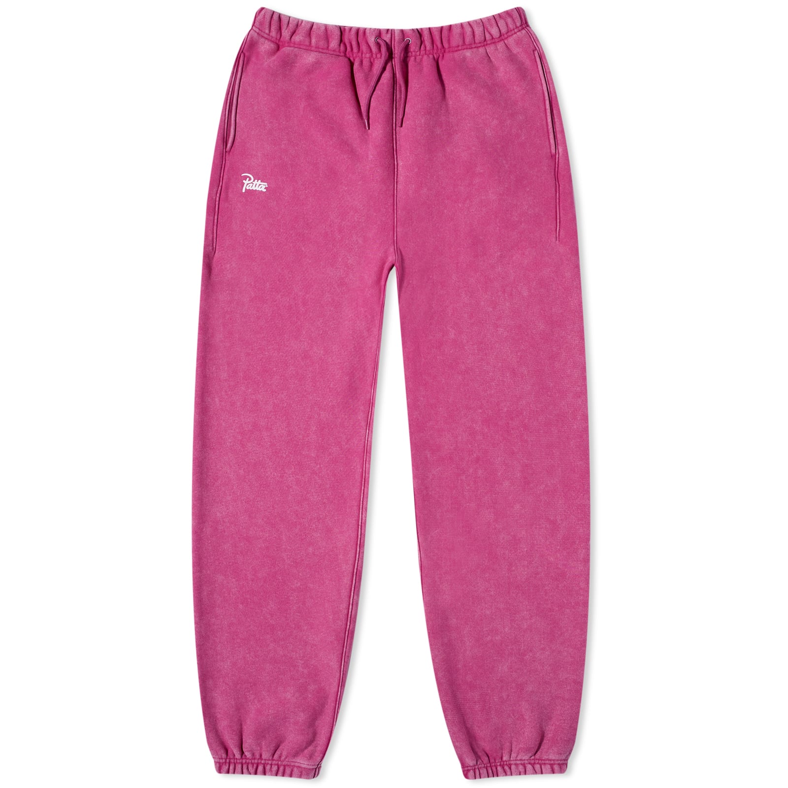 Patta Basic Washed Sweat Pants Fuchsia Red | END. (US)