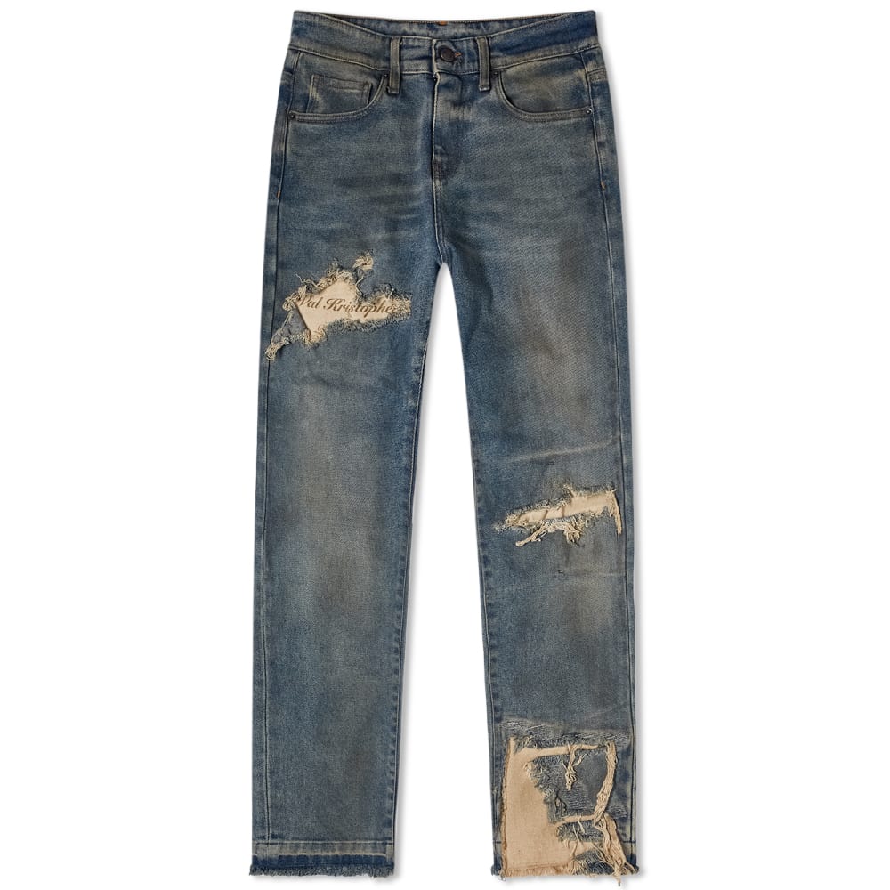 Val Kristopher Shredded Jeans Blue Sand | END. (US)