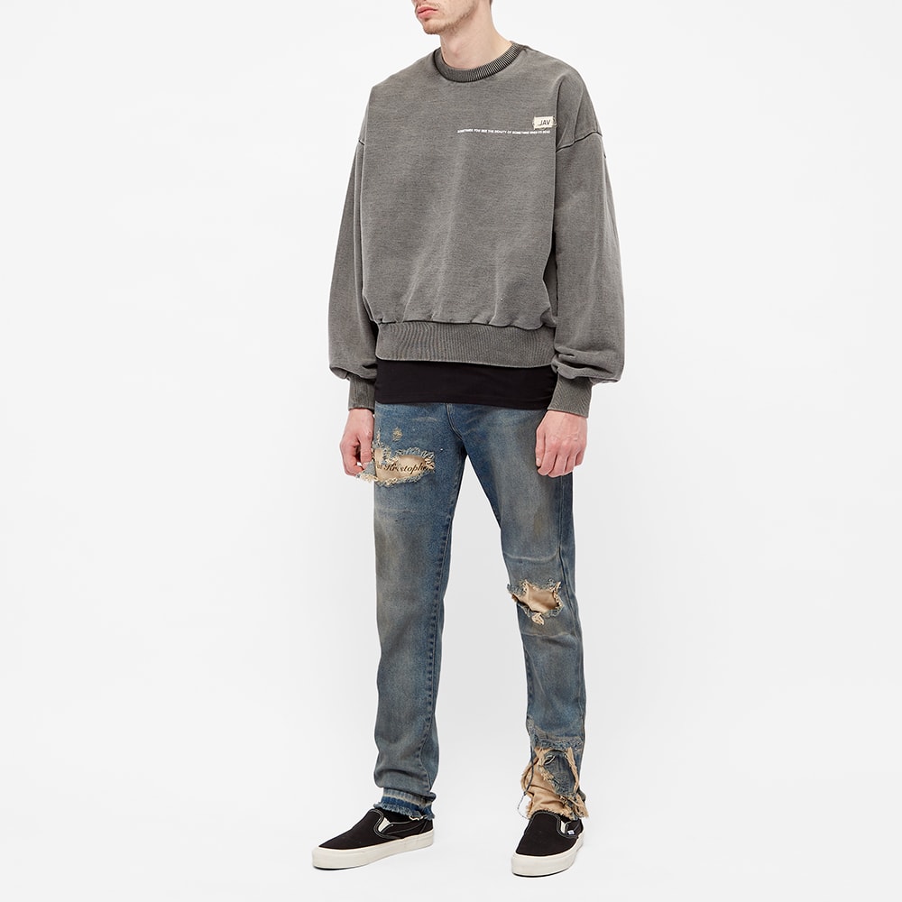 Val Kristopher Shredded Jean Blue Sand | END. (UK)