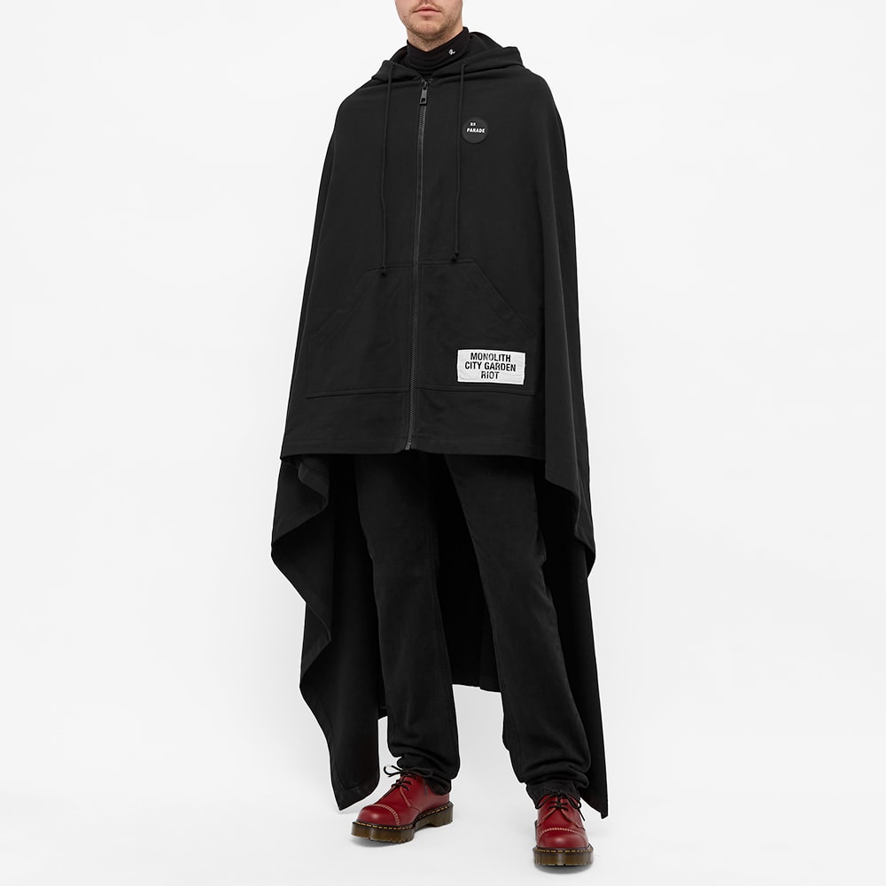 Raf Simons Jersey Cape Black | END. (US)