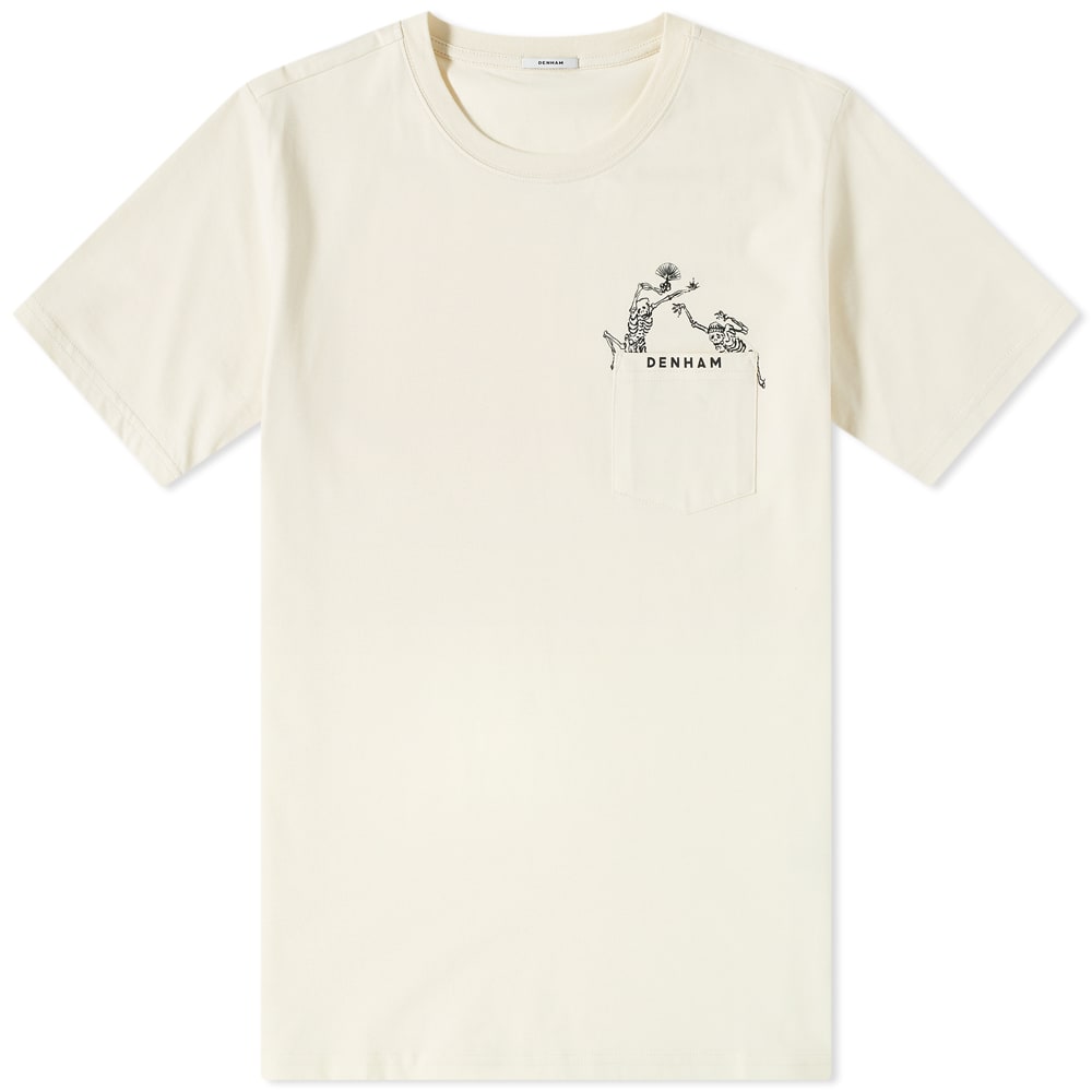 Denham Friday Pocket Tee Seedpearl | END.