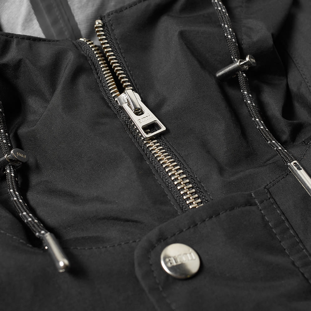 AMI Patch Pocket Bonded Parka Black | END. (Global)