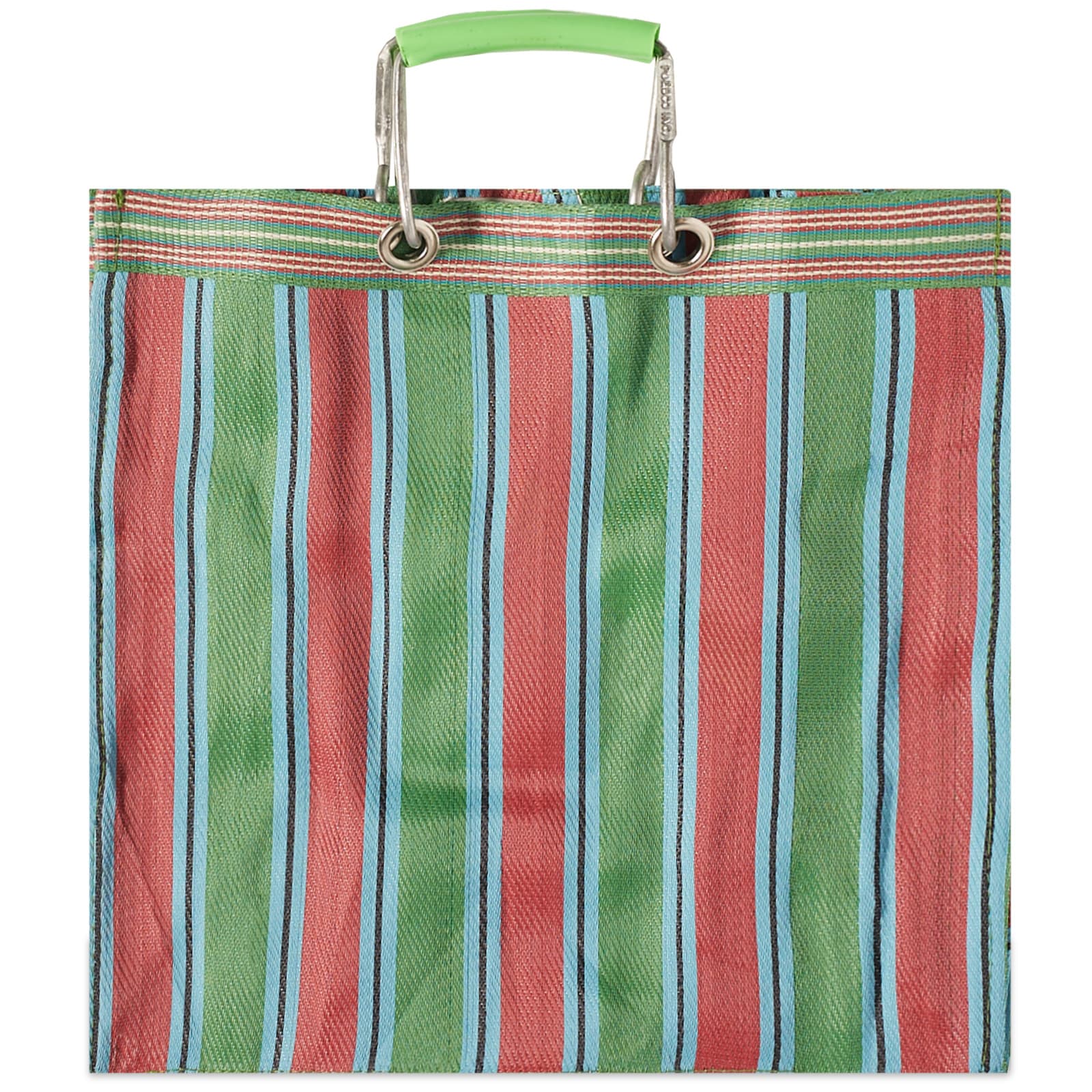 Puebco Recycled Plastic Square Bag Green & Red | END. (GB)