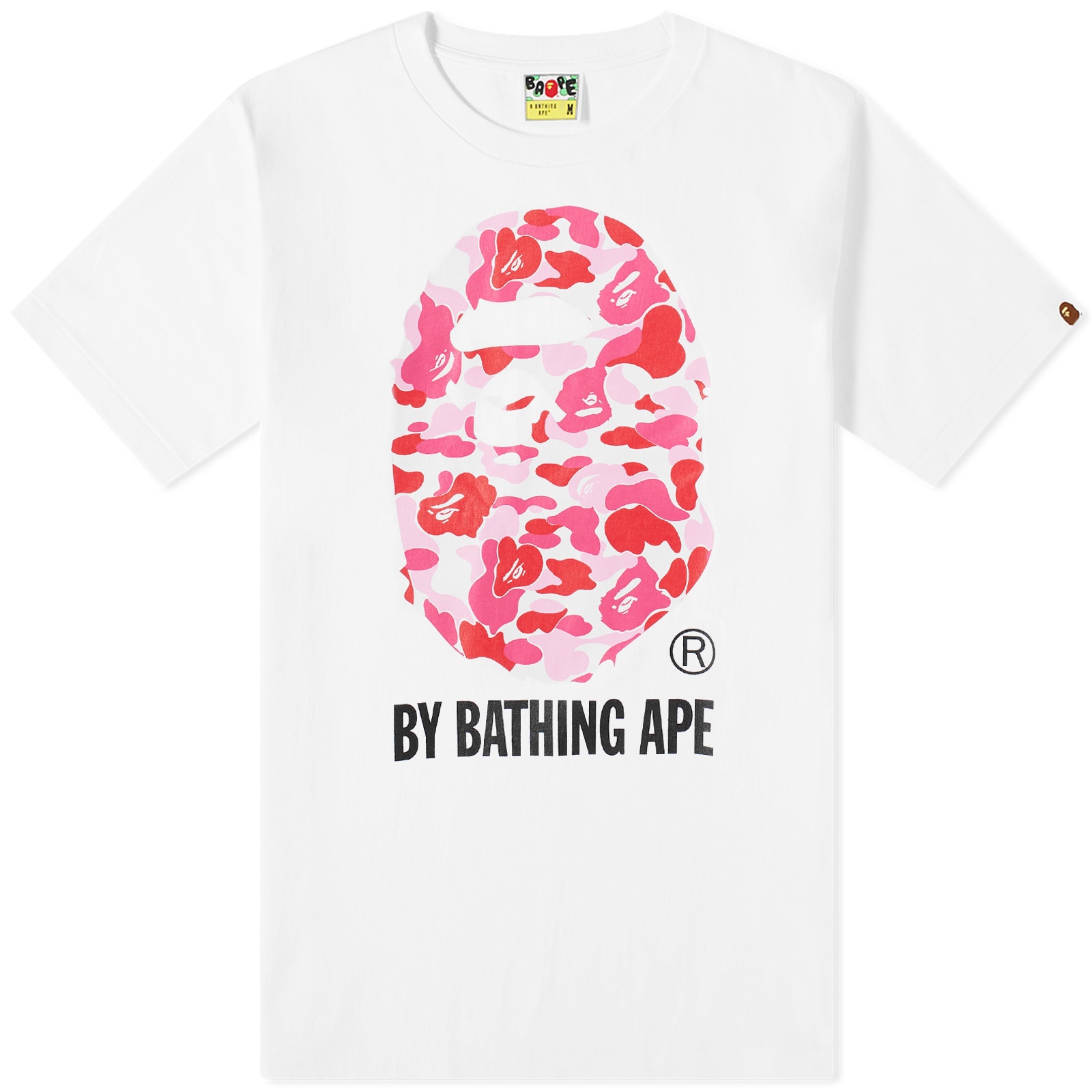 A Bathing Ape ABC Camo By Bathing Ape T-Shirt White & Pink | END. (GB)