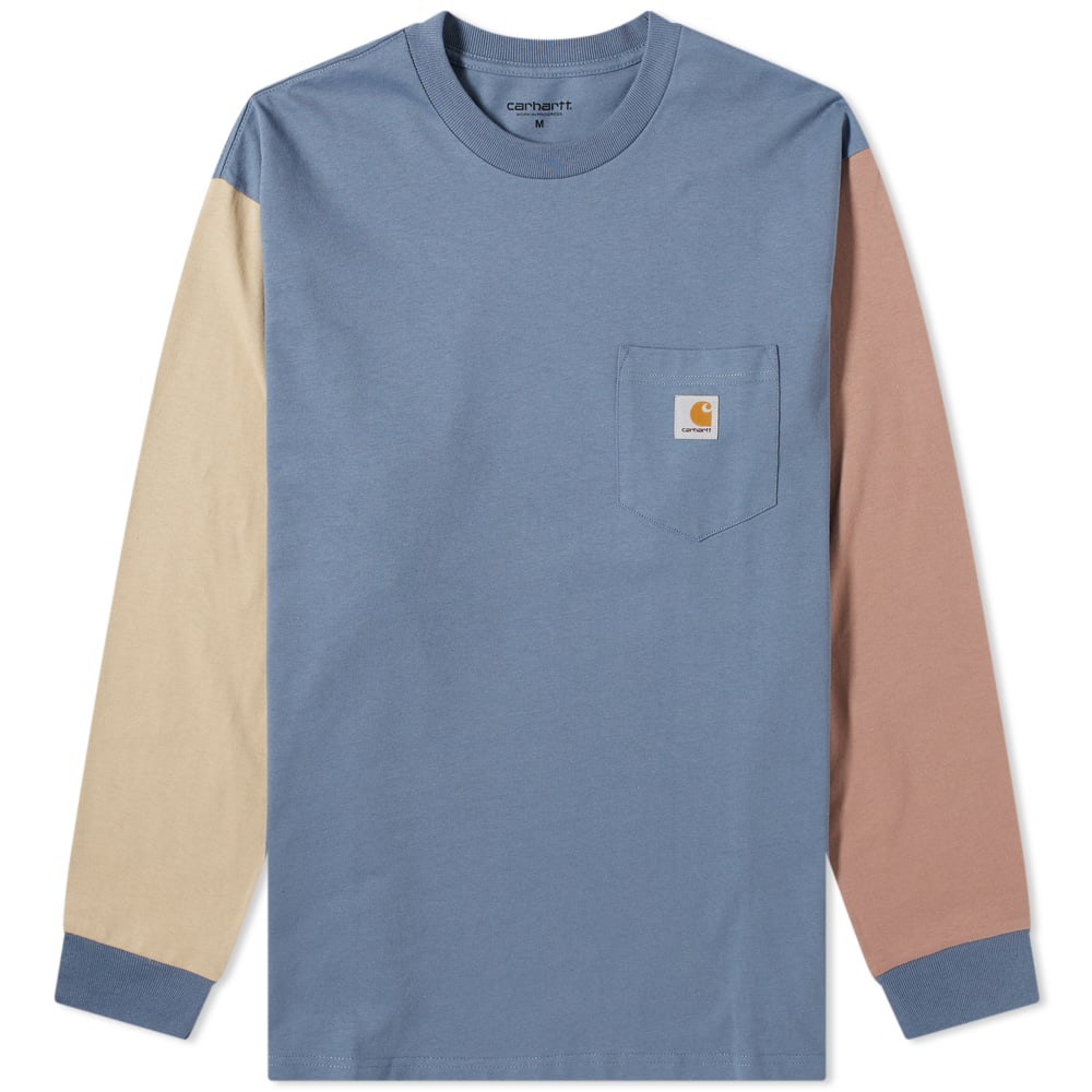 Carhartt WIP Long Sleeve Triple Pocket T-Shirt Icesheet, Wall & Earthy ...