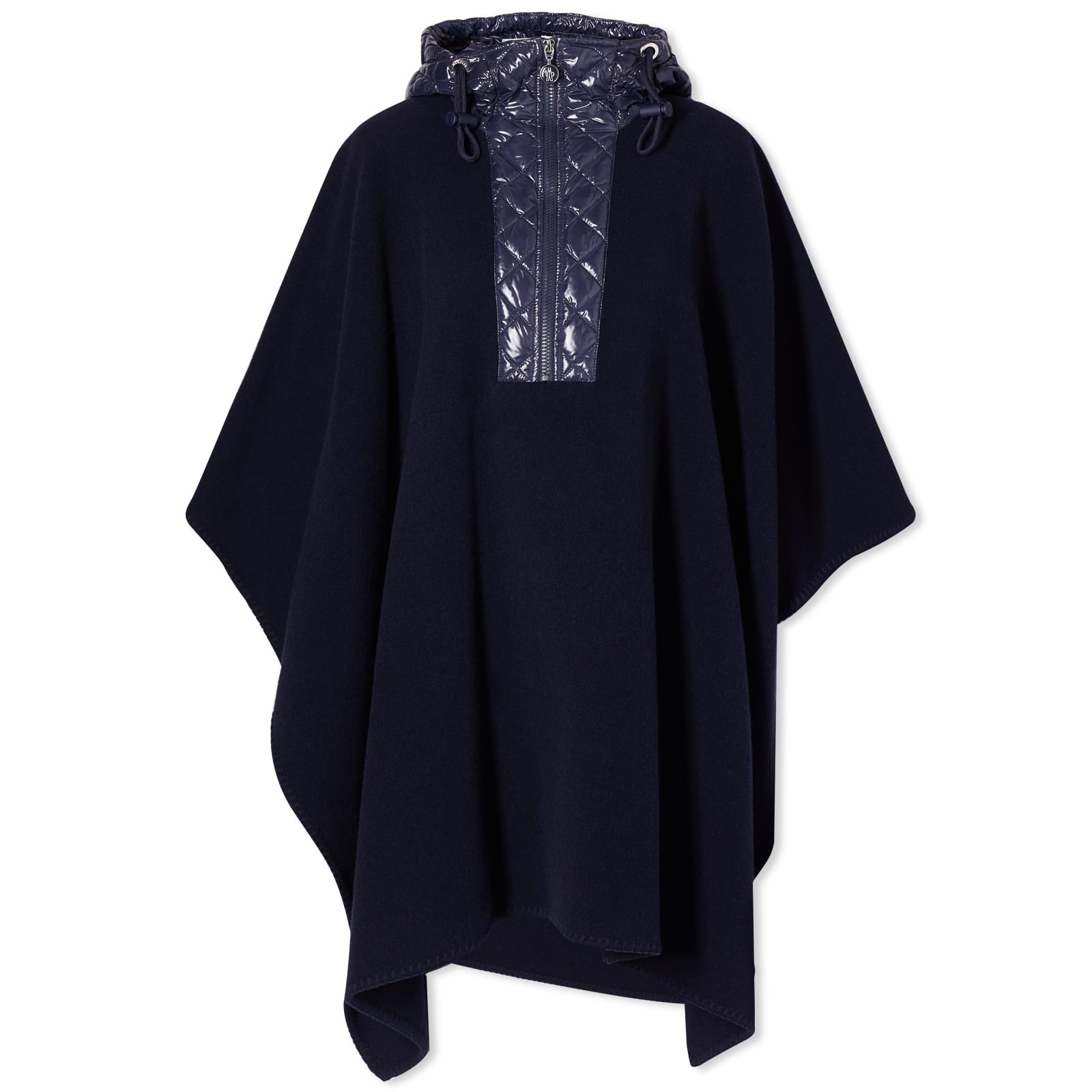 Moncler Zip Front Cape Jacket Navy | END. (AU)
