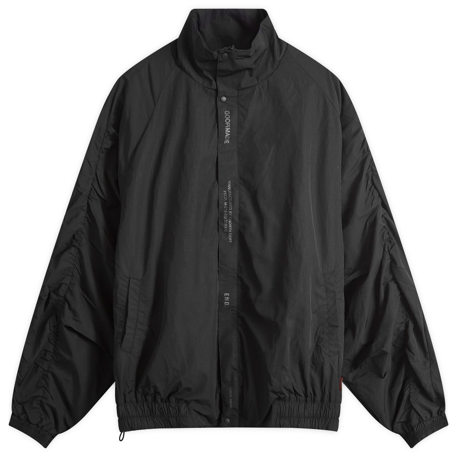 END. x GOOPiMADE Dual-Zip Tech Windbreaker 'Nessie' Black | END. (KR)