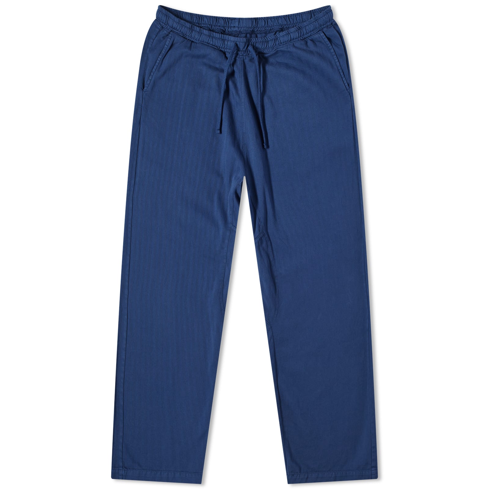 Universal Works Herringbone Cotton Braga Pant Washed Navy | END. (US)