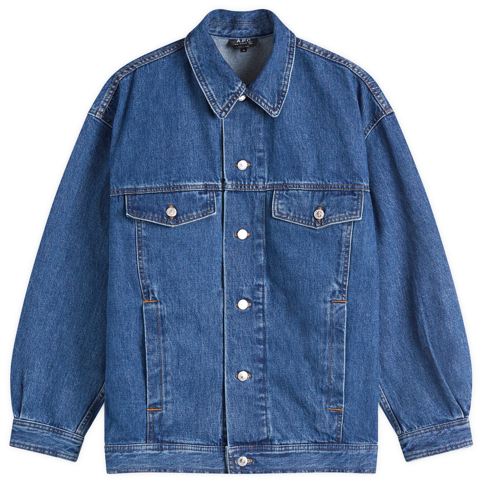 A.P.C. Elvis Denim Jacket Washed Indigo | END. (KR)