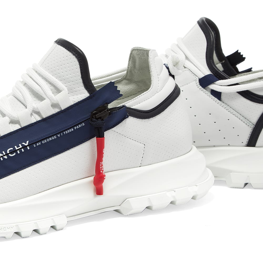 Givenchy Spectre Zip Low Sneaker White & Blue | END. (DK)
