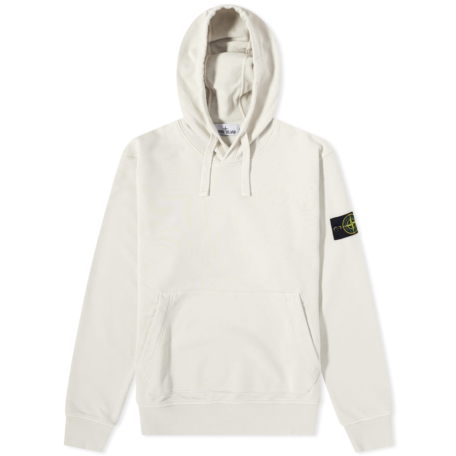 Stone Island Garment Dyed Popover Hoody Plaster | END. (US)