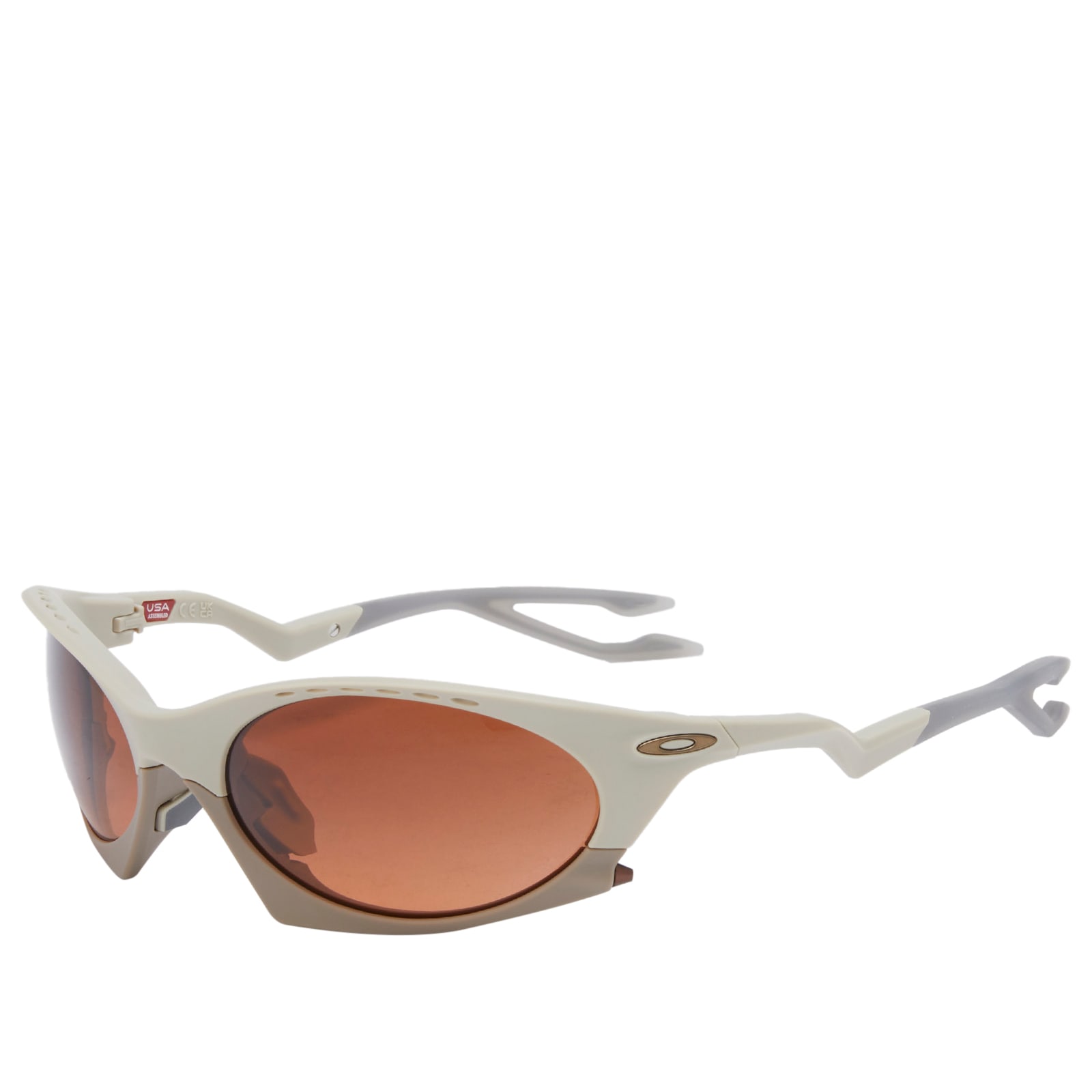 Oakley Plantaris Sunglasses Matte Sand & Prizm Brown Gradient | END. (US)