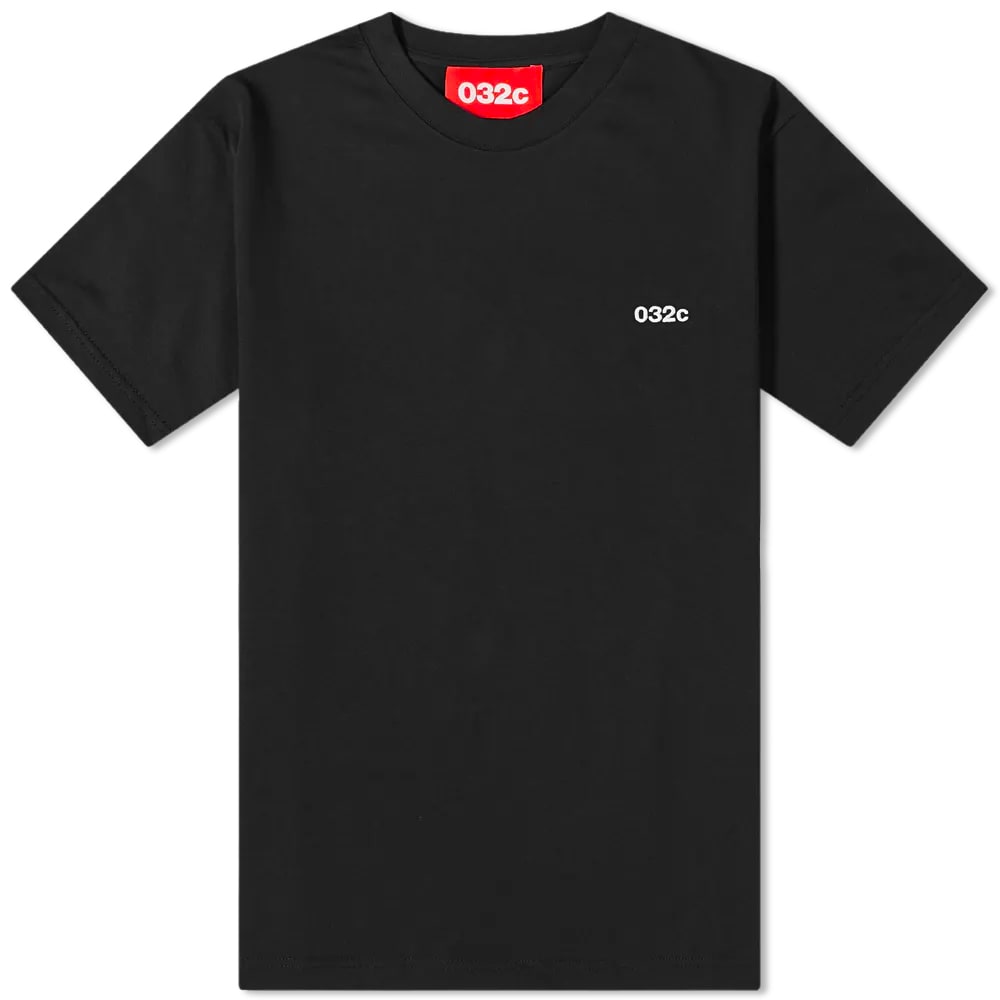 032c Logo Skeleton Print T-Shirt Black | END.